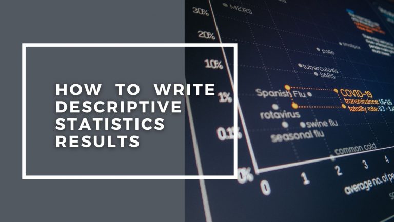 How To Write Descriptive Statistics Results Quick